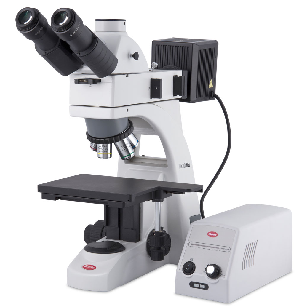 Microscope Trinoculaire MOTIC BA310 MET | Naturoptic