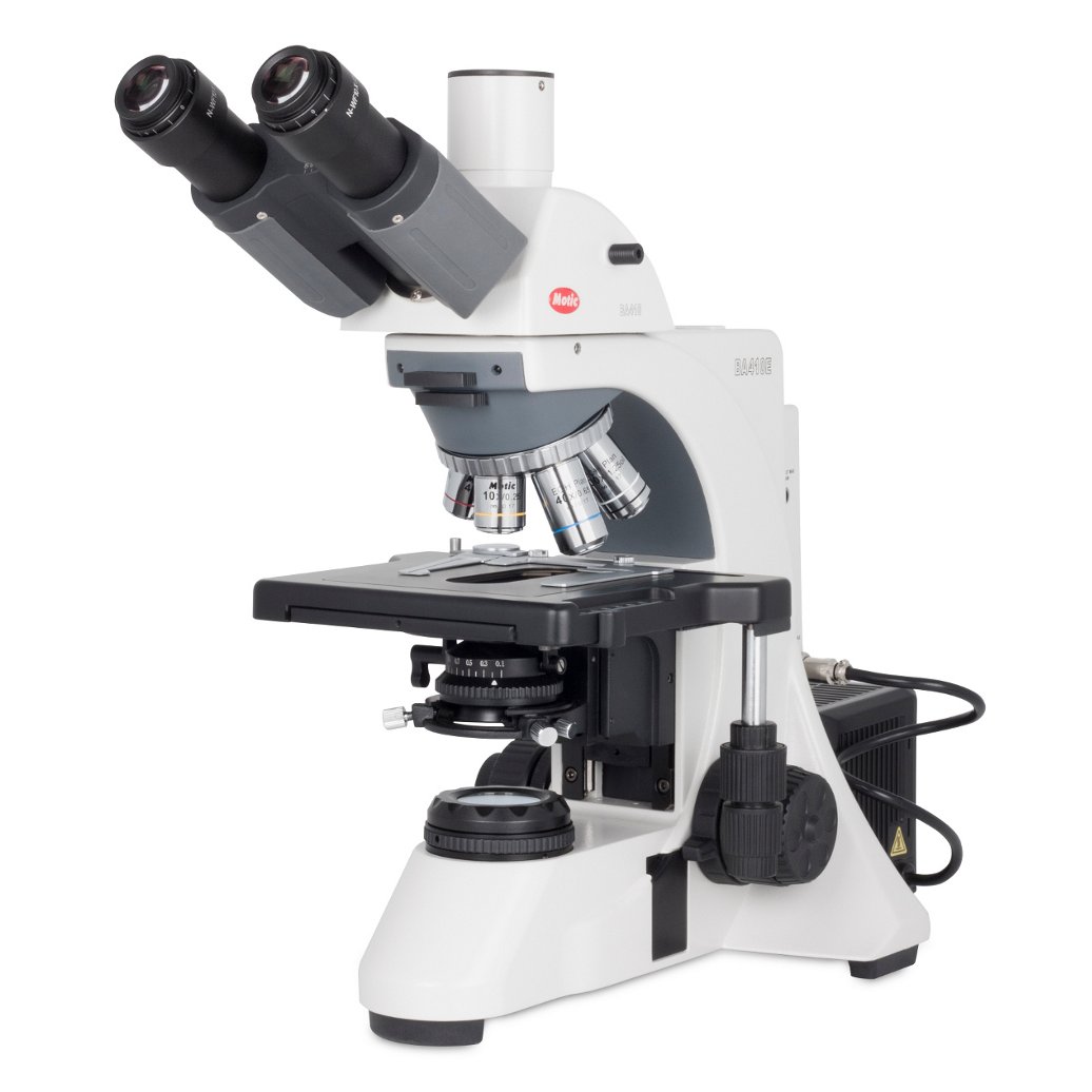 Microscope Trinoculaire de Recherche MOTIC BA410E 50W | Naturoptic