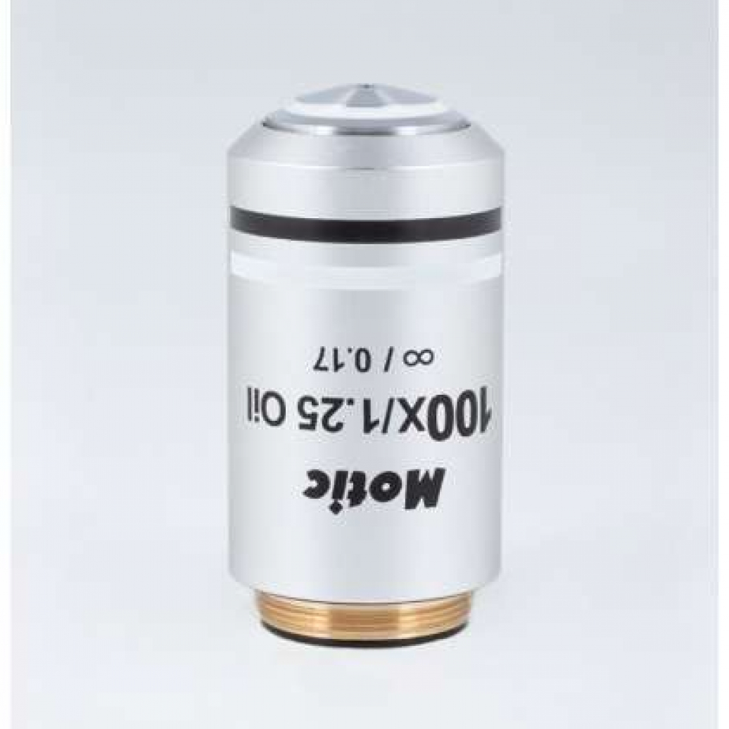 Objectif Microscope MOTIC Plan Achromatique 100x Oil (Infini) | Naturoptic